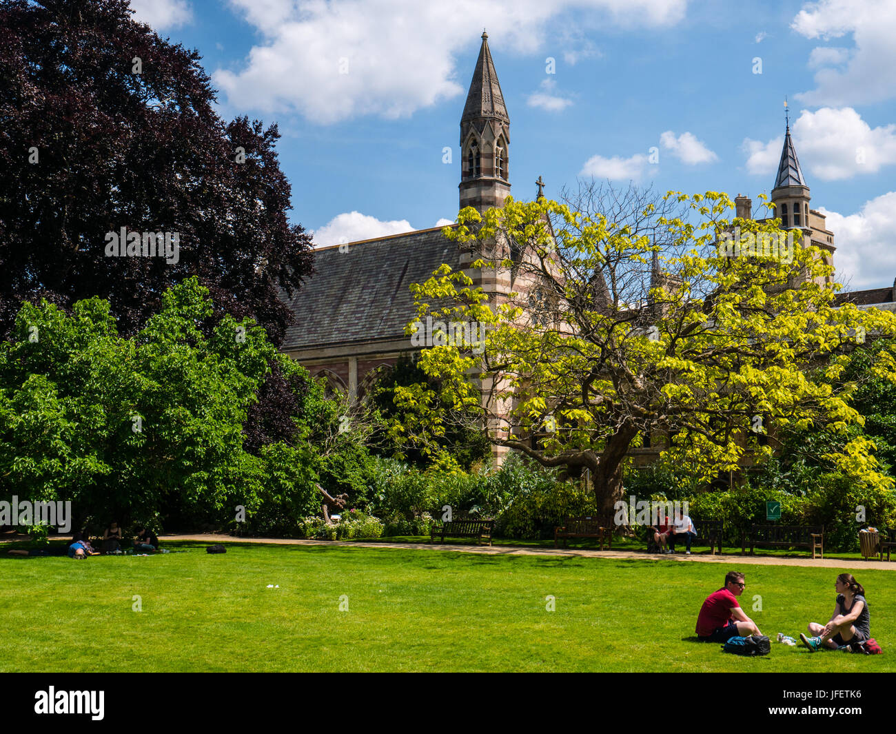 Garden Quadrangle, Balliol College, Oxford, Oxfordshire, England, UK ...