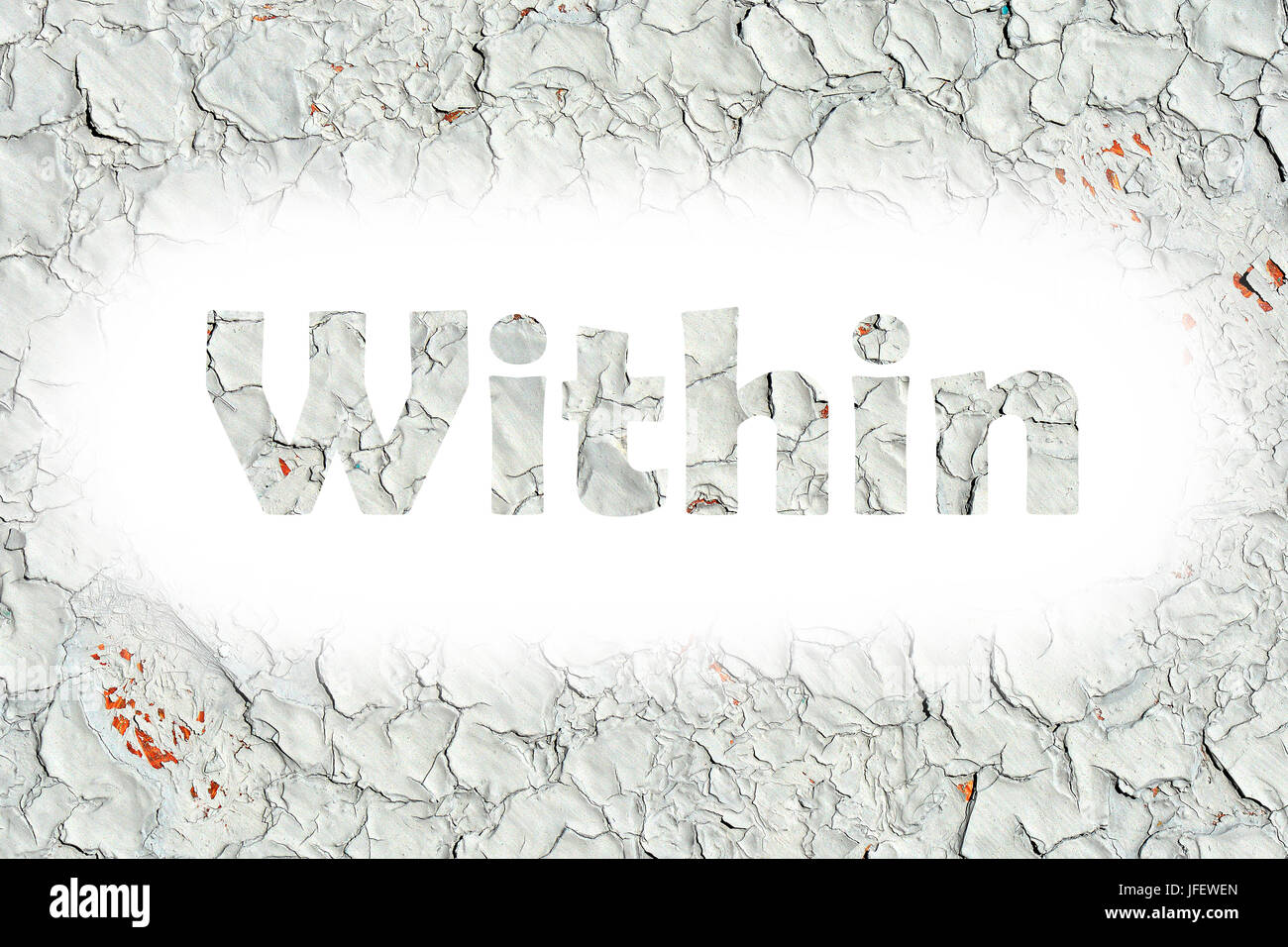 within word print on the old wooden plate Stock Photo - Alamy