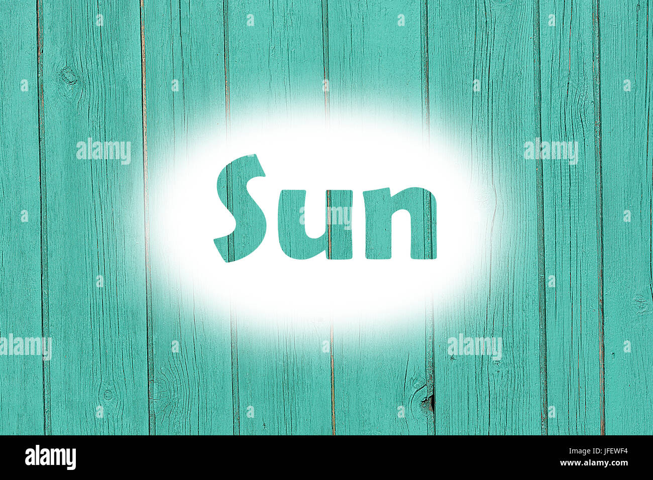 sun word print on the grunge wooden plate Stock Photo - Alamy