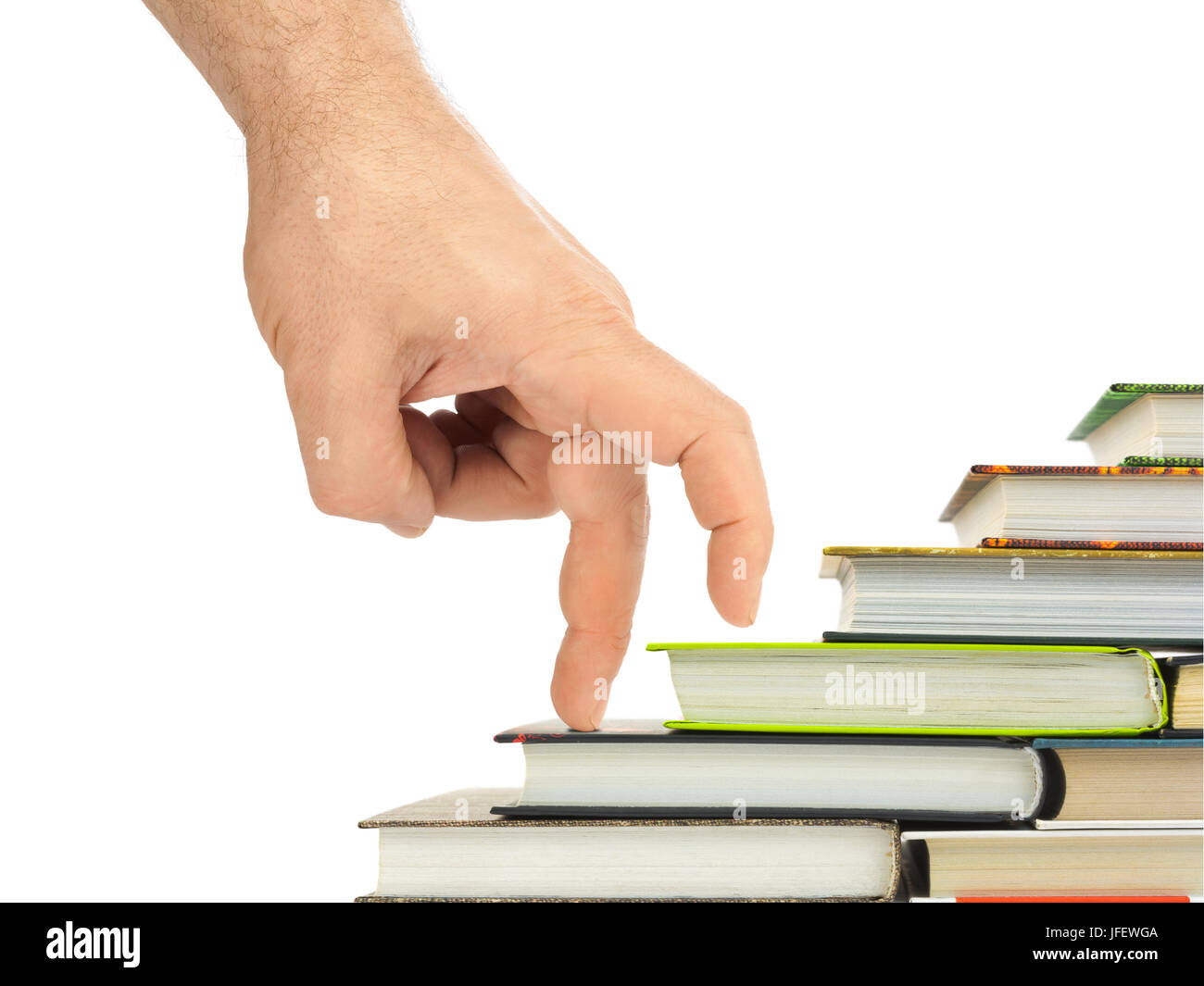 Man stairs hand hi-res stock photography and images - Alamy