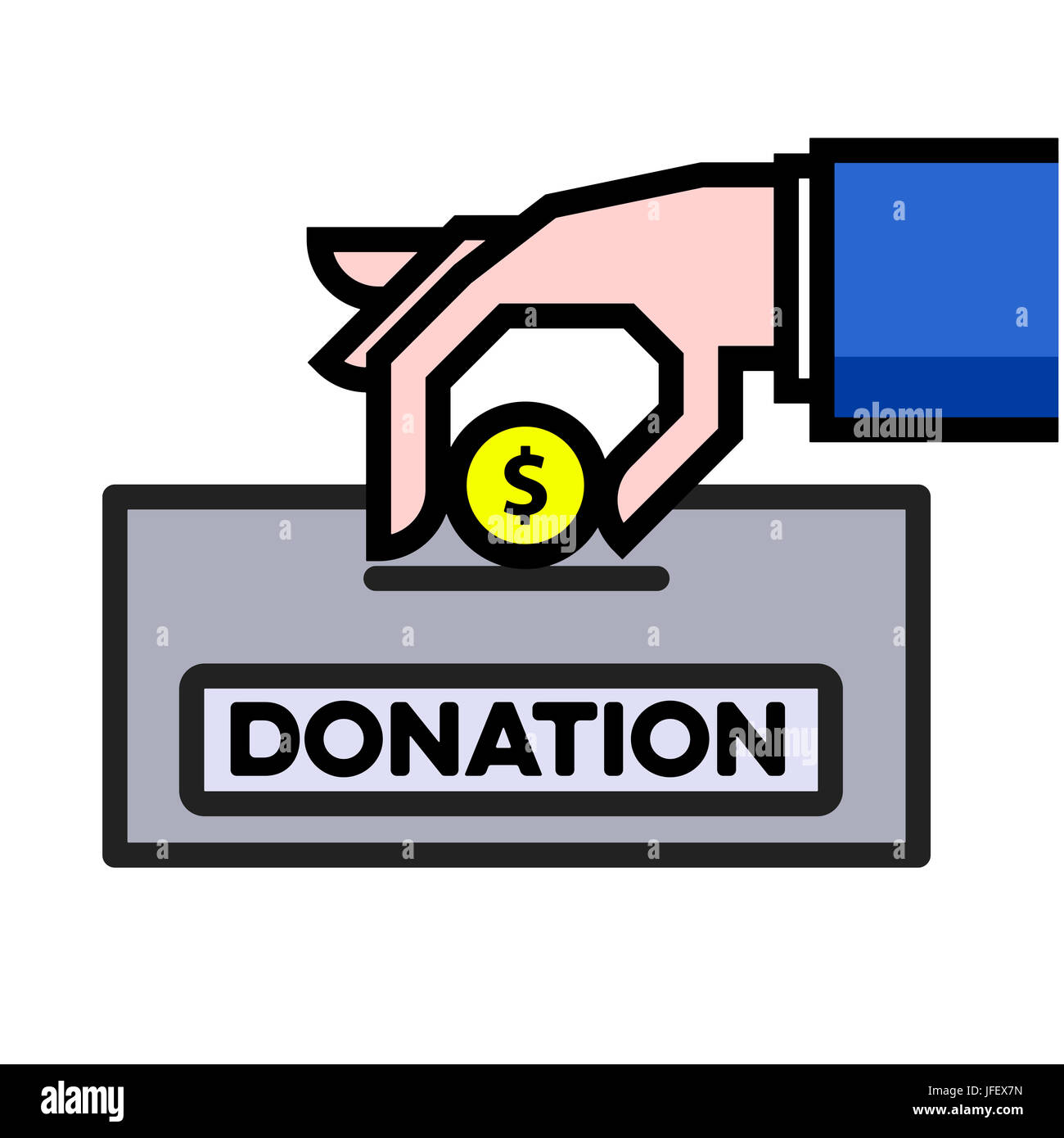 Concept crowdfunding Cut Out Stock Images & Pictures - Alamy