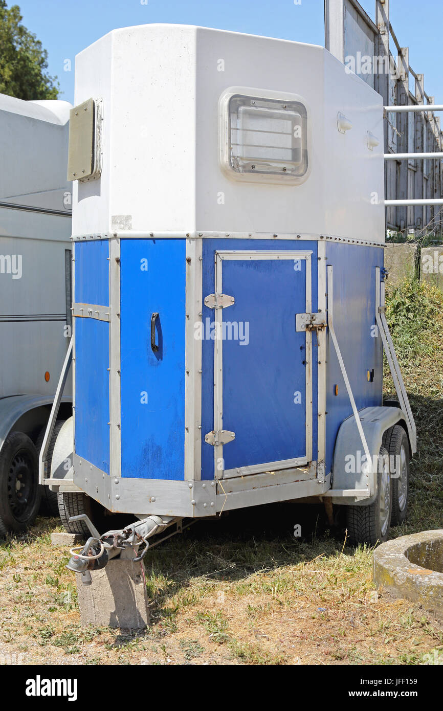 Horse trailer hi-res stock photography and images - Alamy