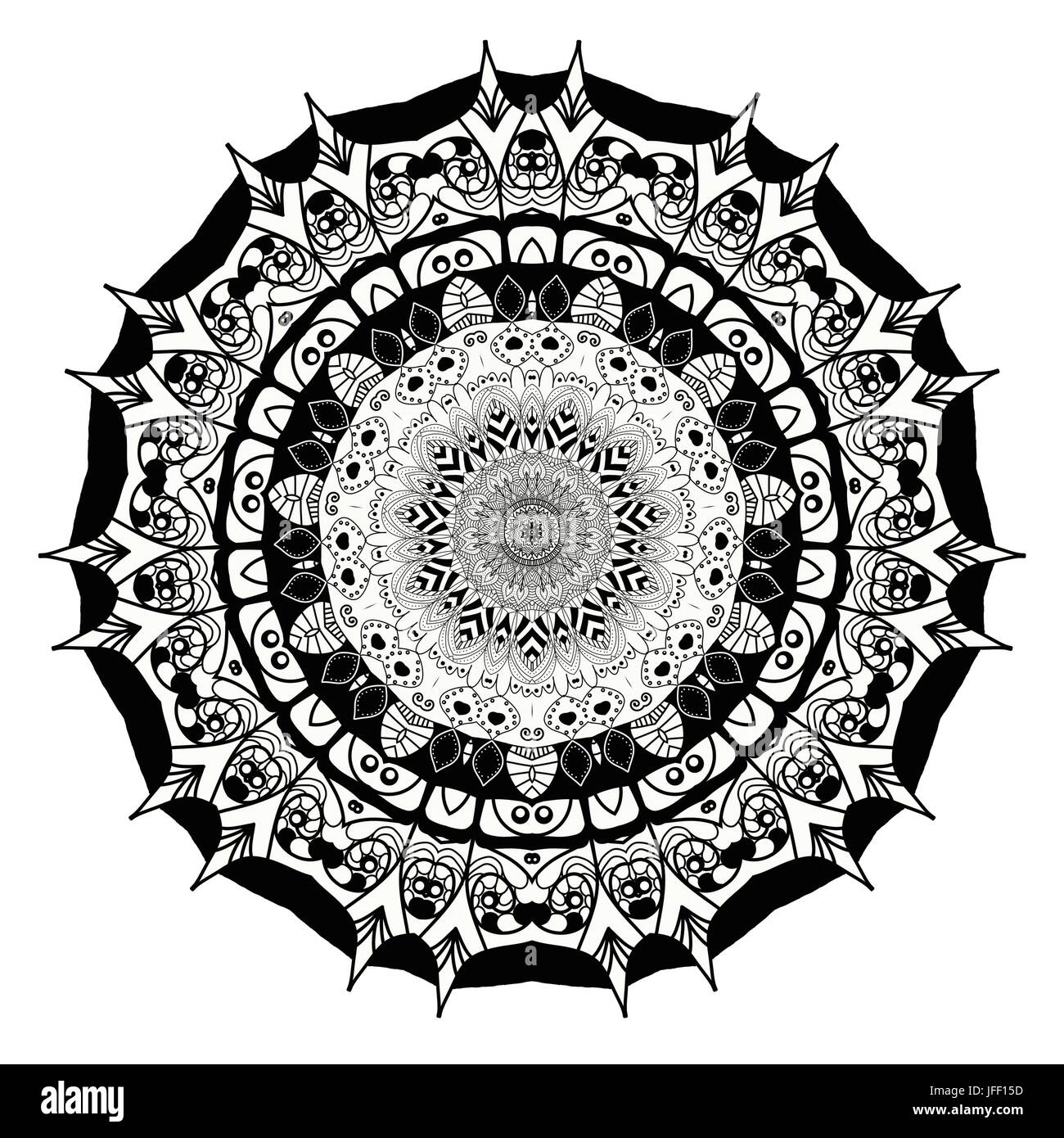Mandala blume des lebens hi-res stock photography and images - Alamy