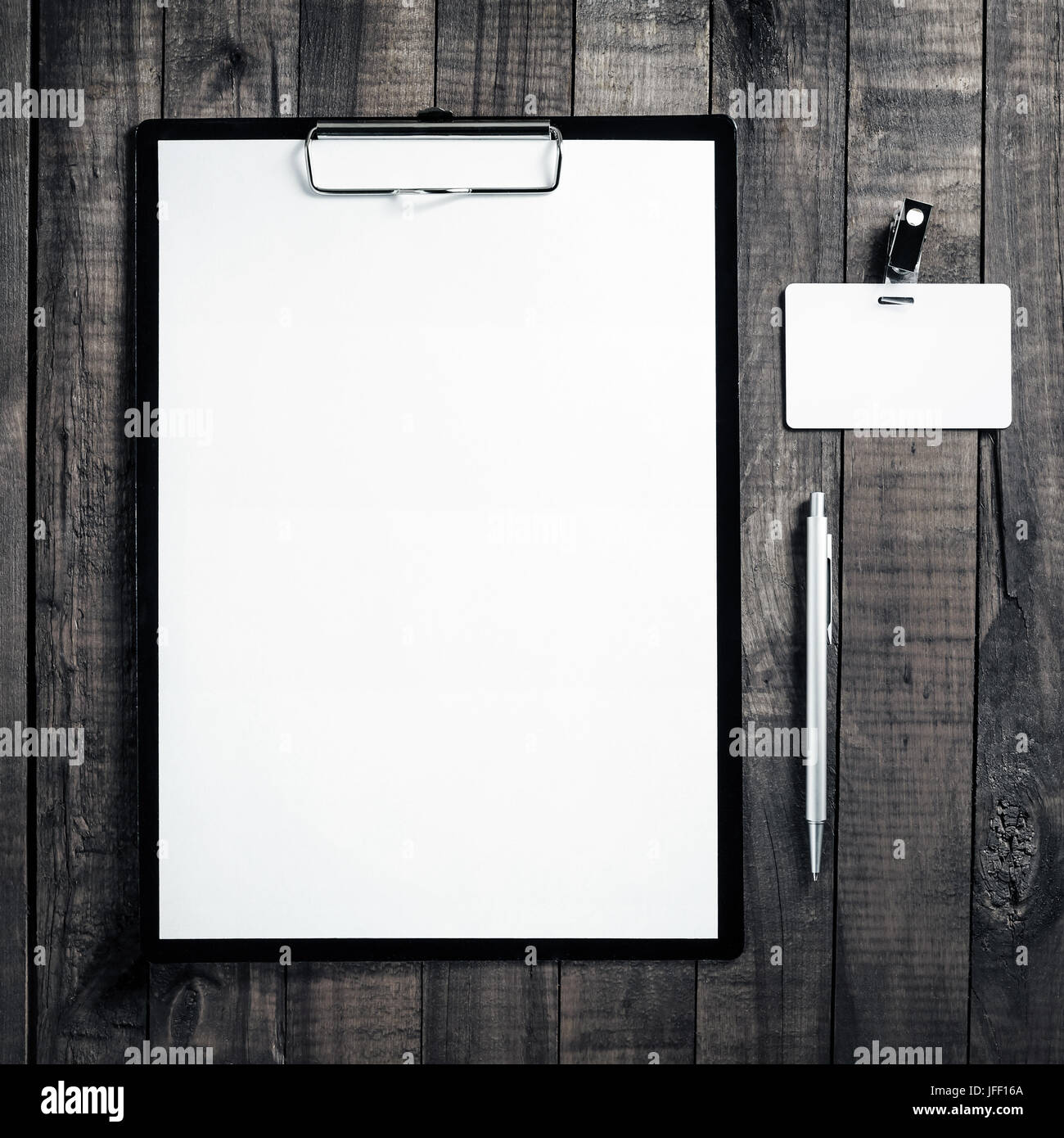 Blank ID template Stock Photo - Alamy