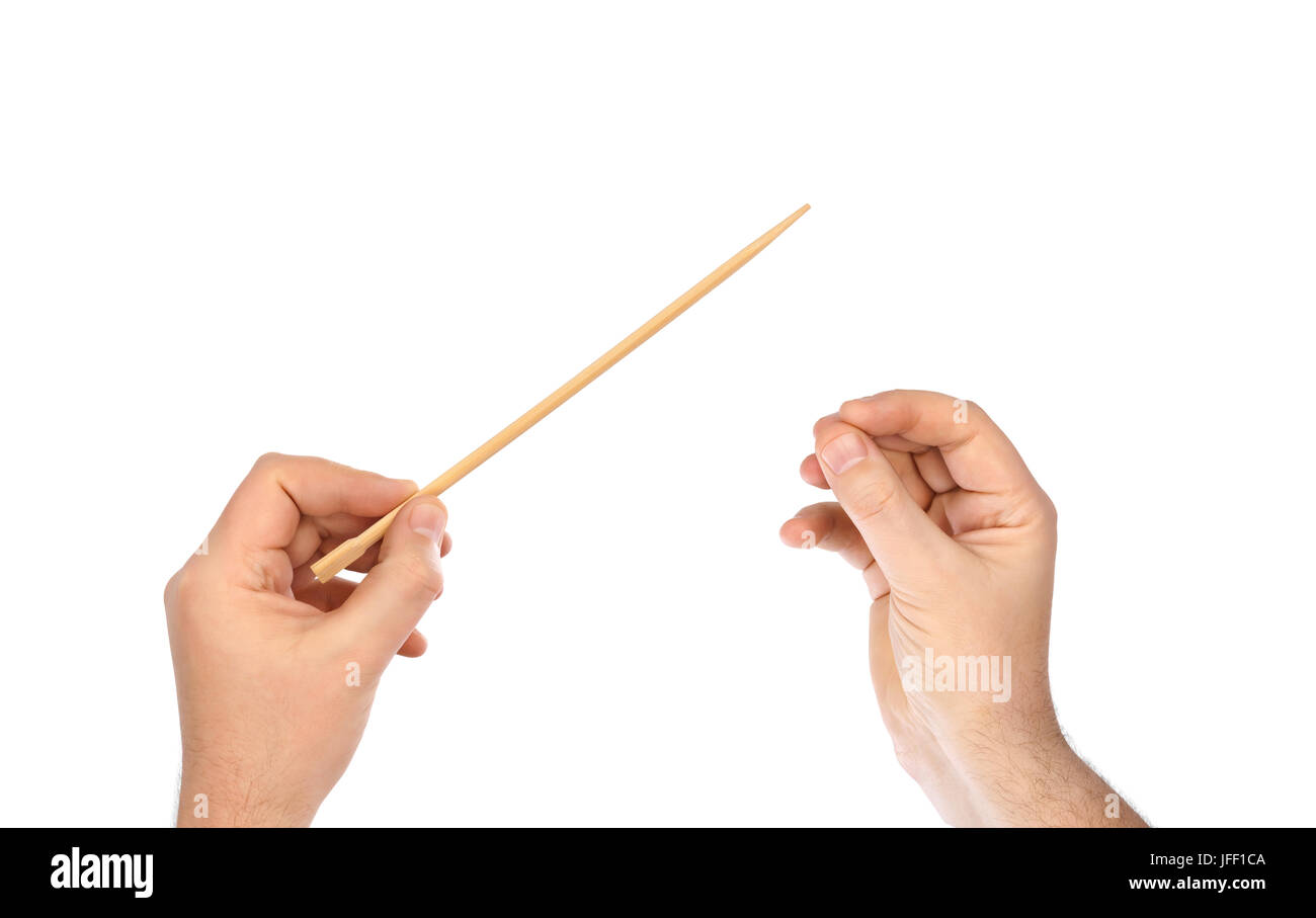 Music conductor hands Stock Photo - Alamy