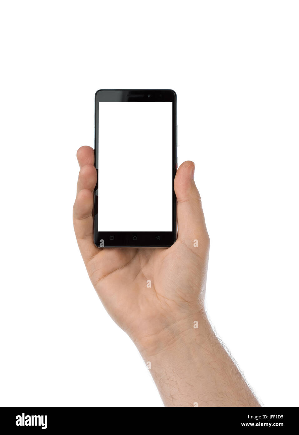 Hand with smartphone Stock Photo - Alamy