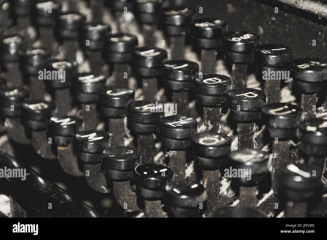 old typewriter keys Stock Photo - Alamy