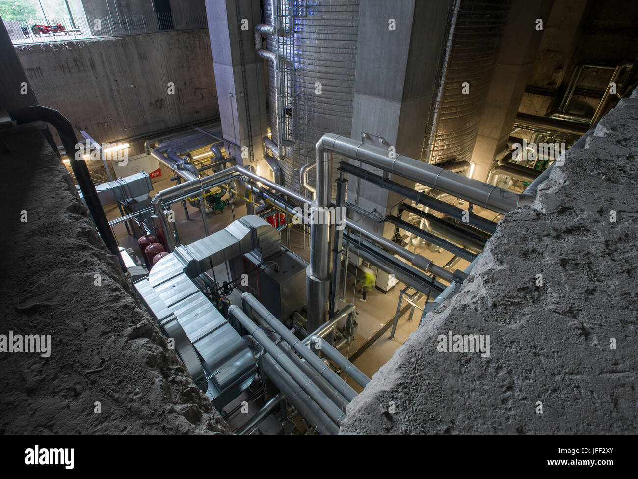 GERMANY, Hamburg, old anti-aircraft bunker rebuild as renewable energy ...