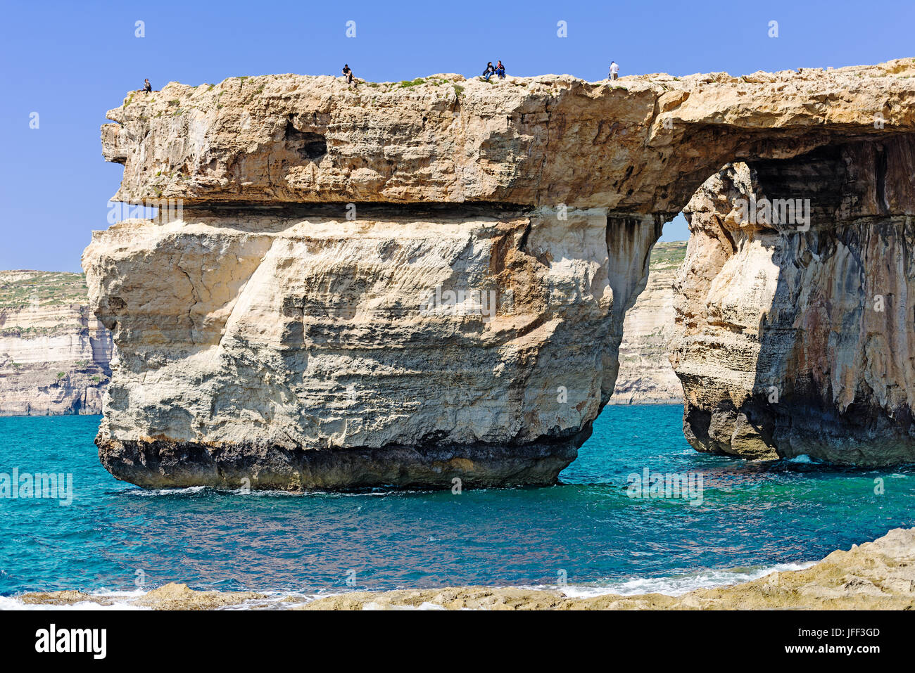 Azure Window Gozo Malta Stock Photo - Alamy