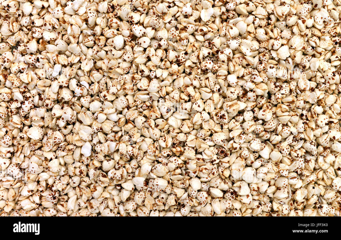 expanded buckwheat texture Stock Photo - Alamy
