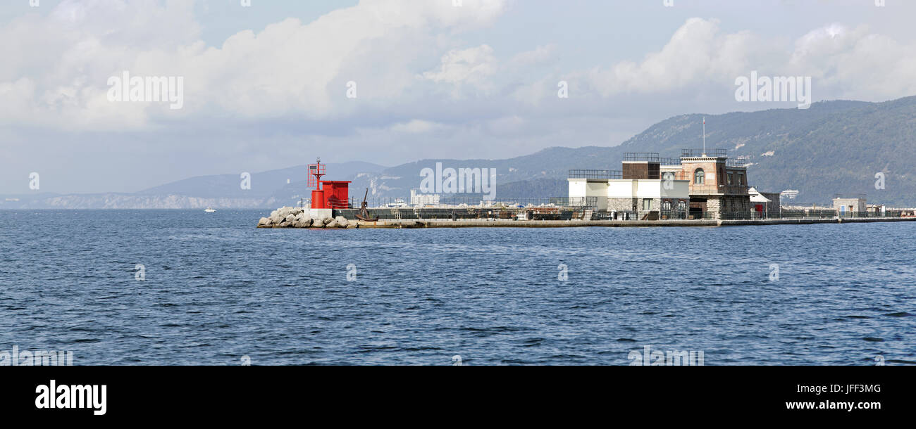 Trieste Molo Foraneo Stock Photo - Alamy
