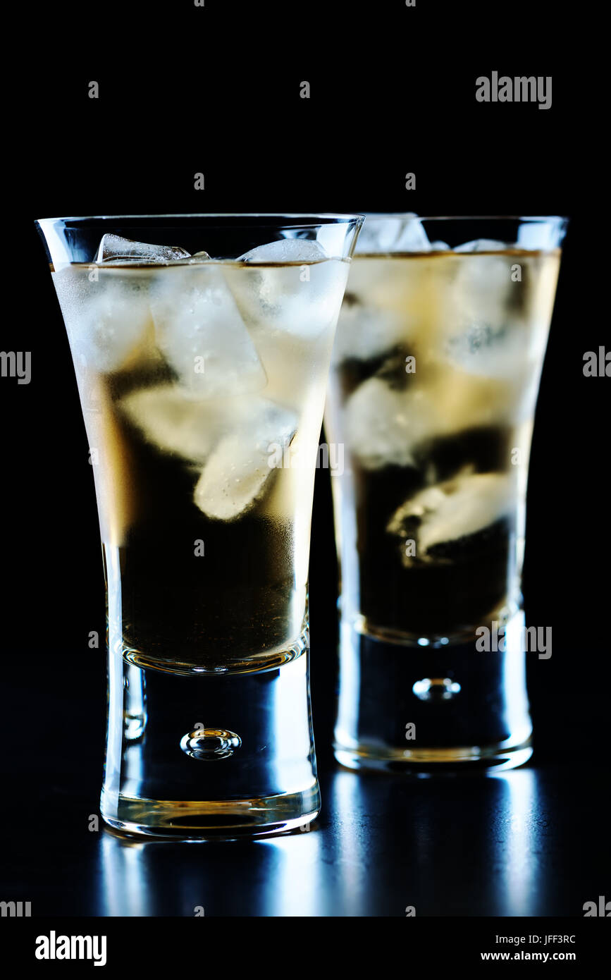 Beverage in a glass Stock Photo - Alamy