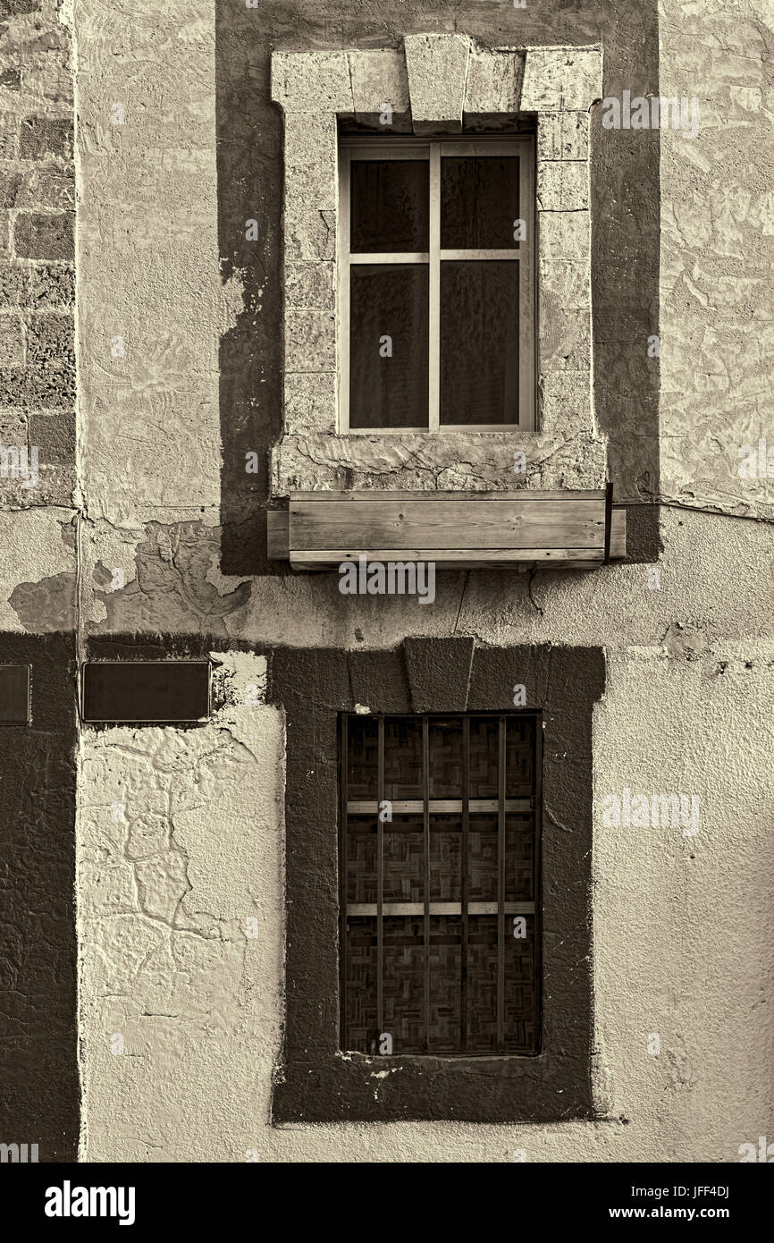 Israel Old Windows Stock Photo - Alamy