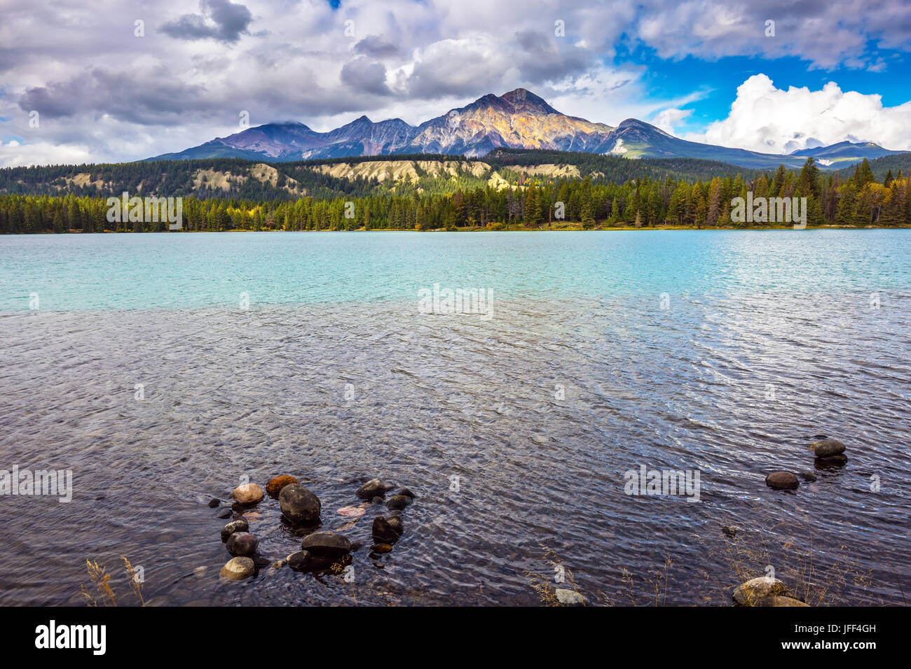 Magic Lake in reserve Stock Photo - Alamy