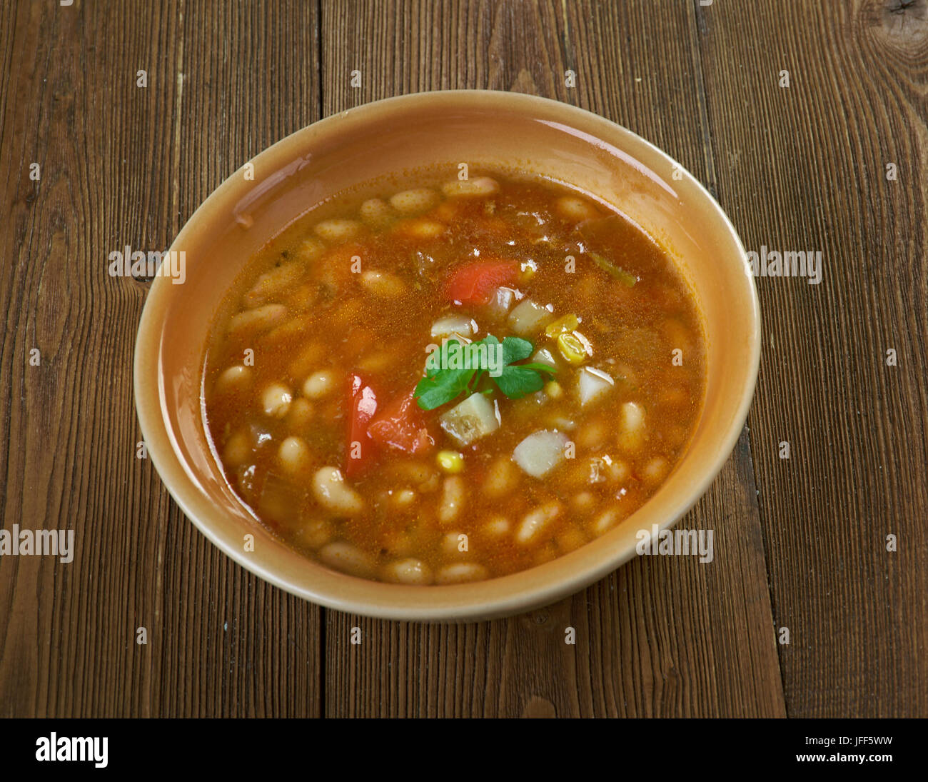 Turkish beans dishes Stock Photo - Alamy