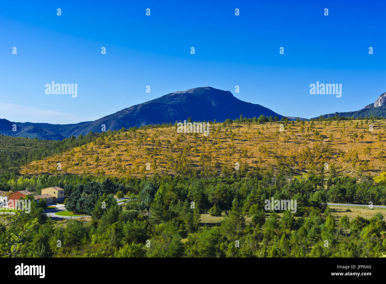 Farm in French Alps Stock Photo - Alamy