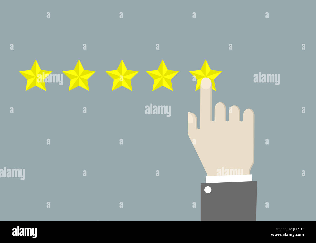 Five Star Rating Stock Photo - Alamy