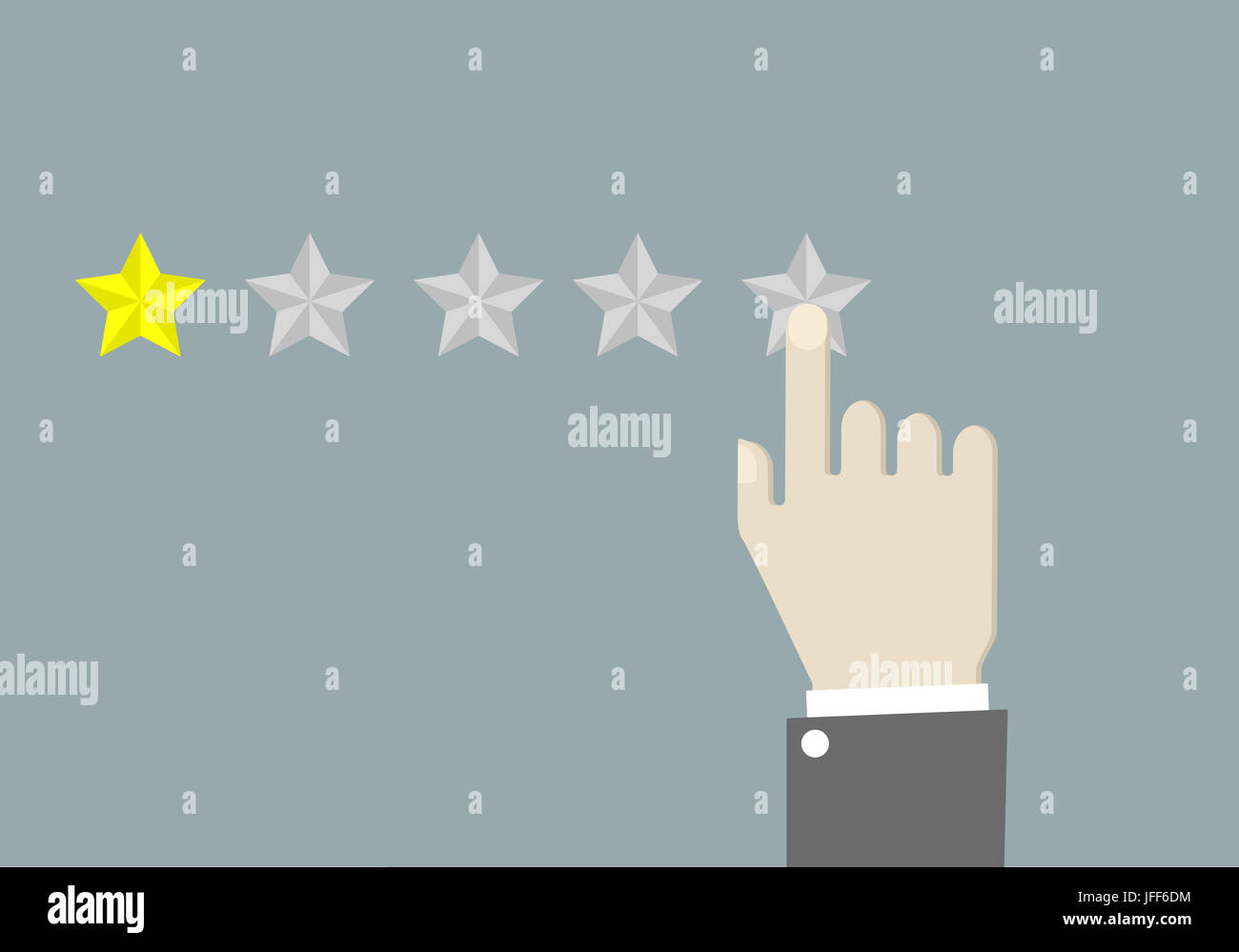 One Star Rating Stock Photo - Alamy