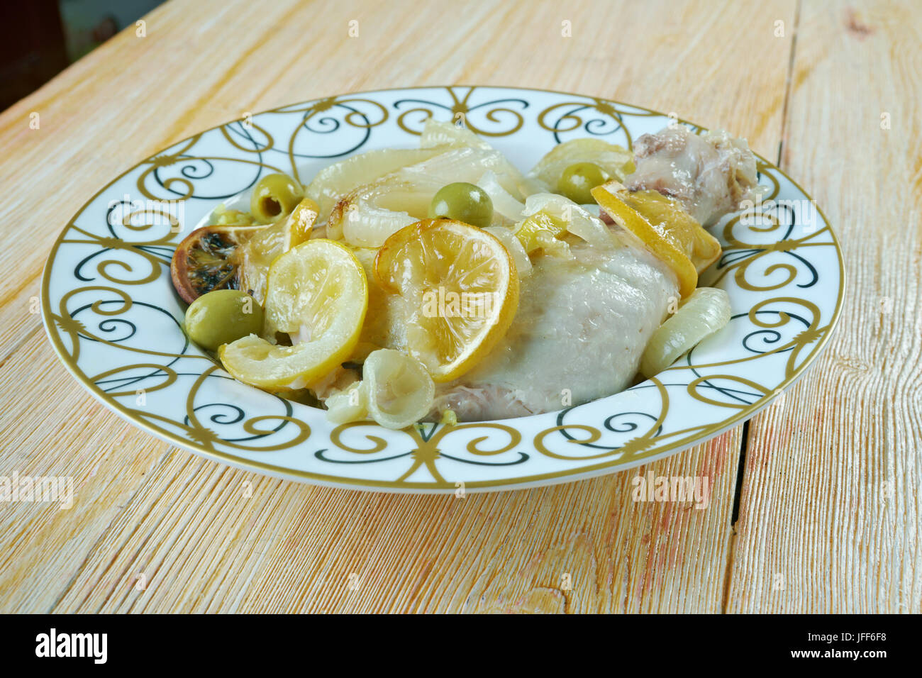 Saudi Arabian lemon chicken Stock Photo - Alamy