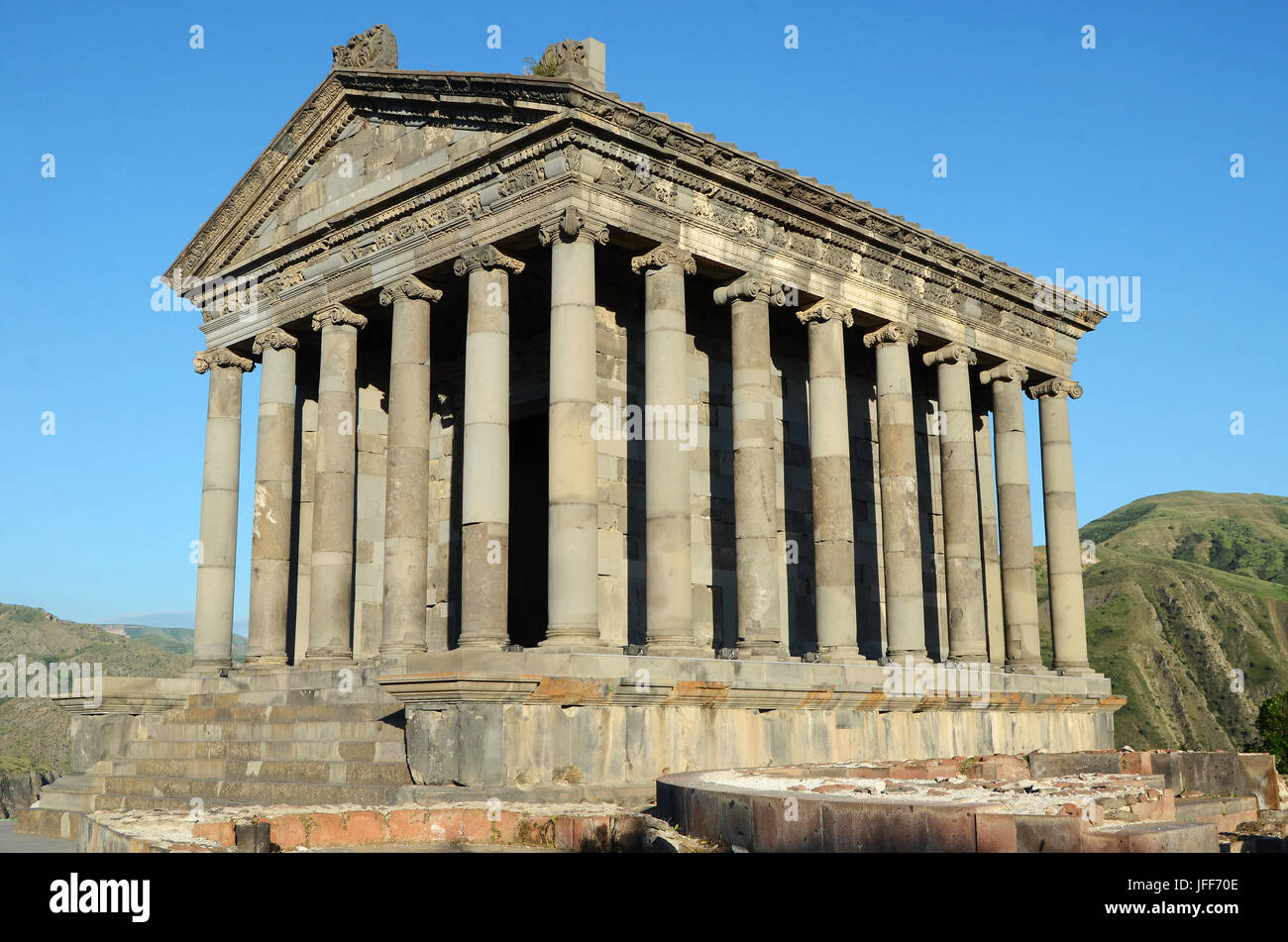 Temple of Garni Stock Photo - Alamy