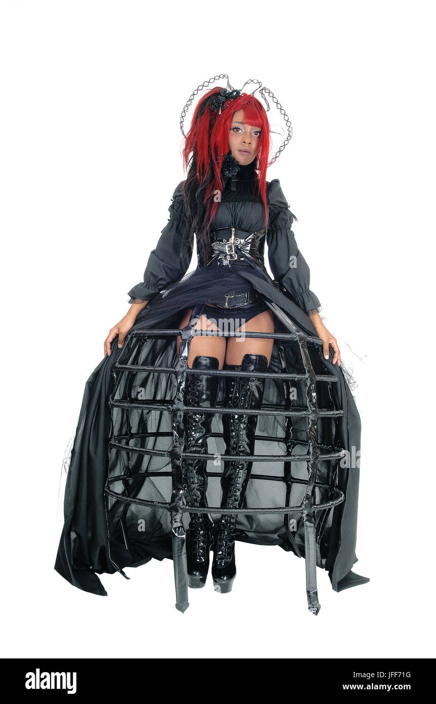 Woman in beautiful old Cut Out Stock Images & Pictures - Alamy