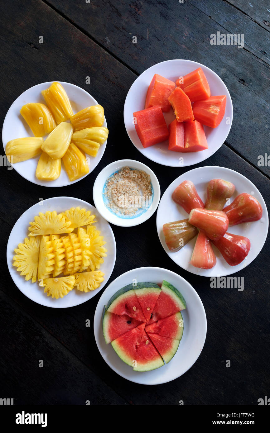 From above fresh fruits hi-res stock photography and images - Alamy