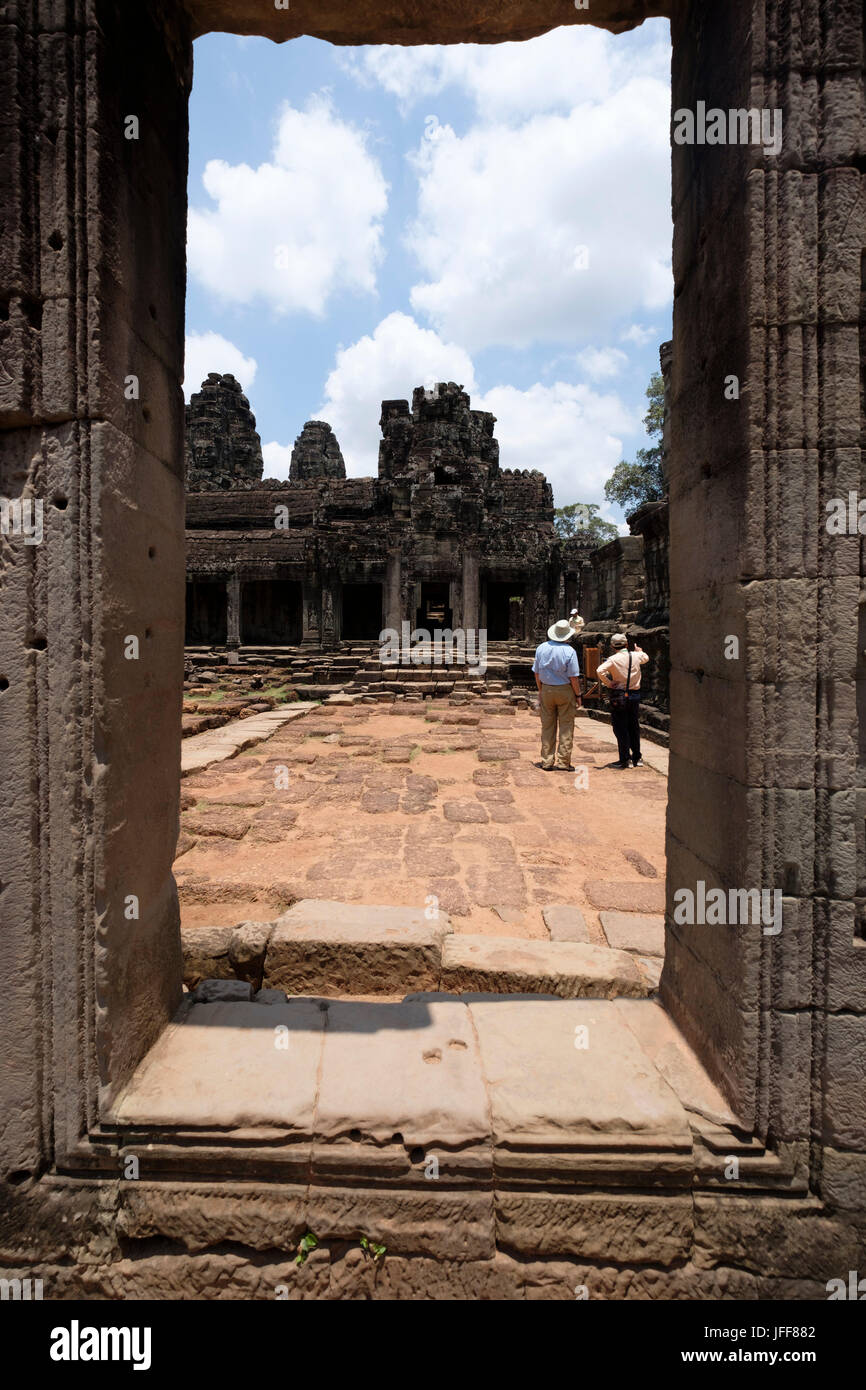 Bayon Temple, Cambodia, Asia Stock Photo - Alamy