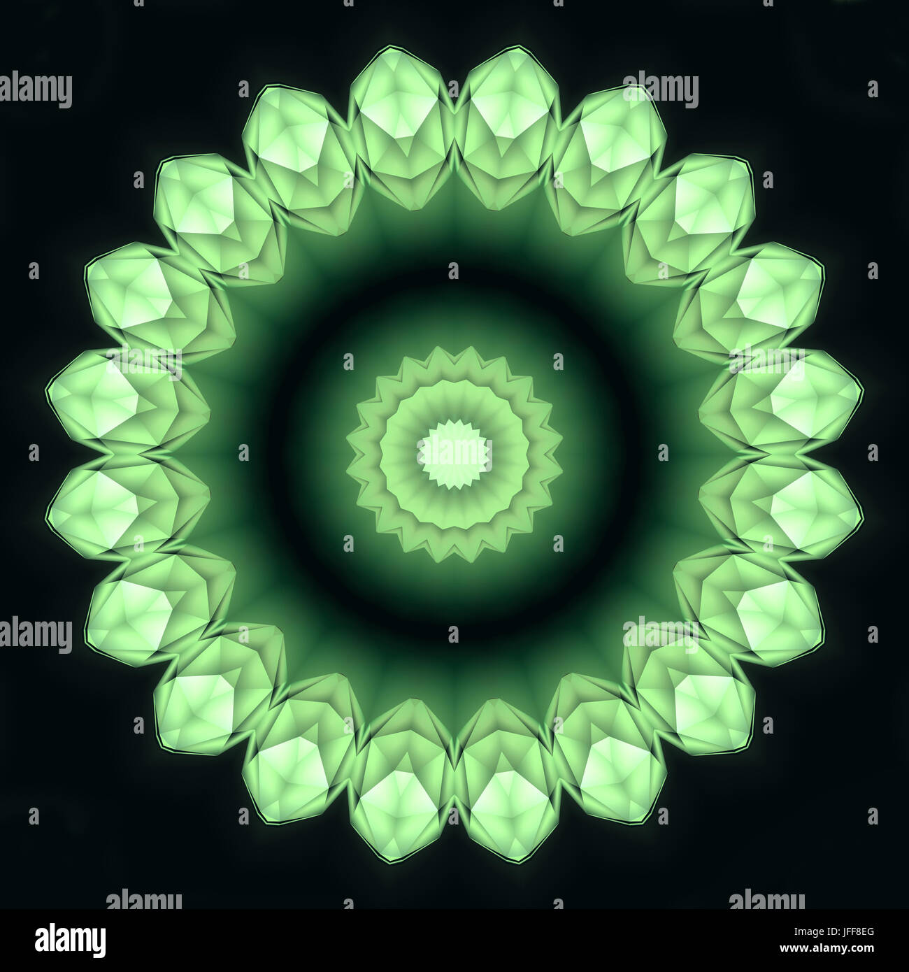 Dark green circular shape hi-res stock photography and images - Alamy