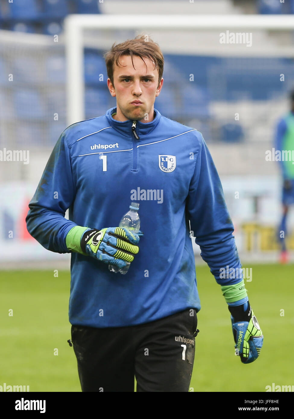 Goalkeeper Leopold Zingerle (1.FC Magdeburg Stock Photo - Alamy