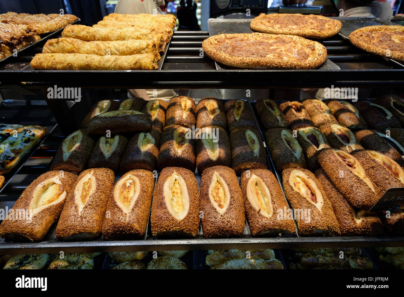Turkish pastry on display at a cafe in Istanbul, Turkey Stock Photo - Alamy