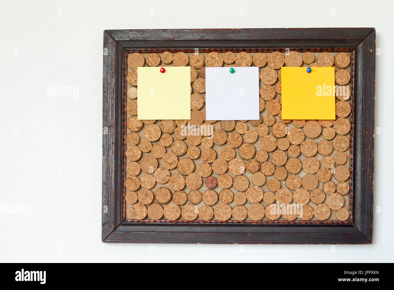 background texture made from empty cork memo board Stock Photo - Alamy