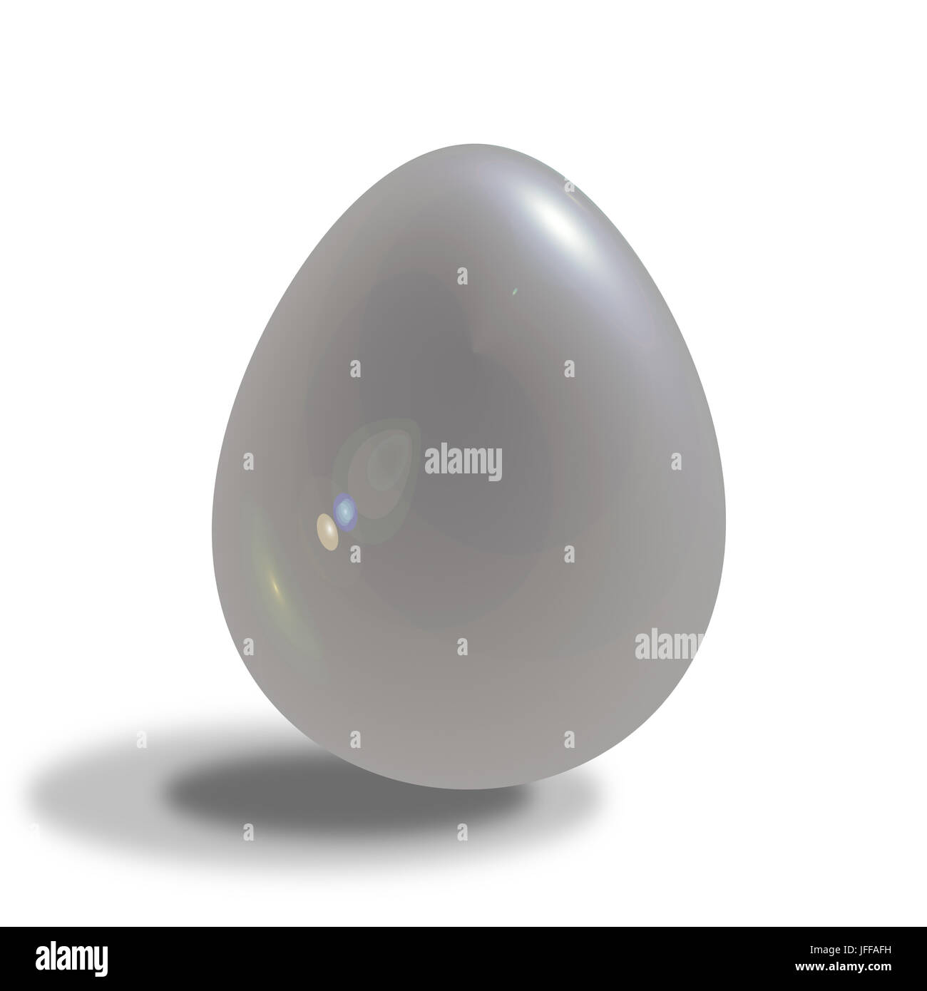 Realistic 3d white egg 3d hi-res stock photography and images - Alamy