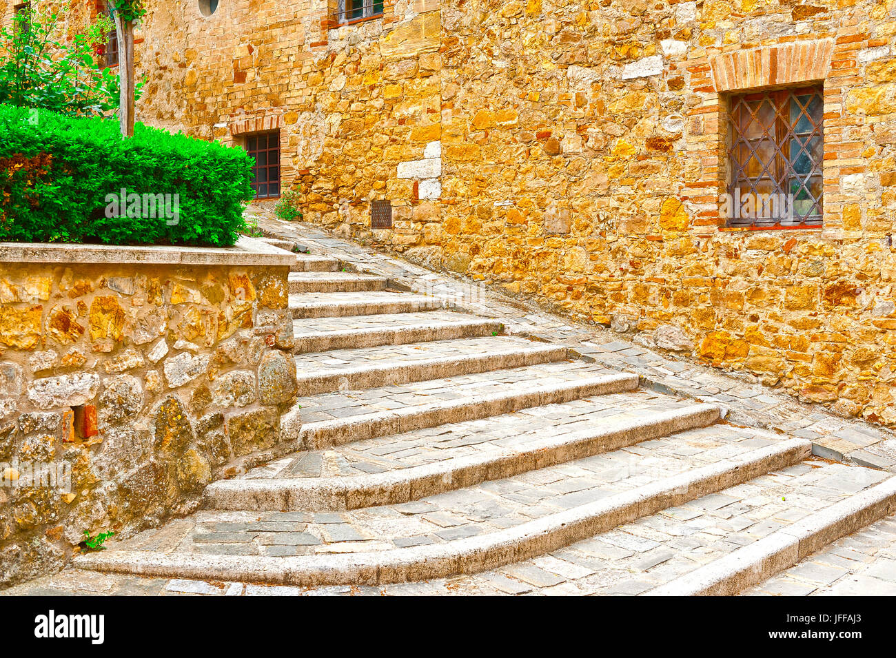 Broken stone steps hi-res stock photography and images - Alamy
