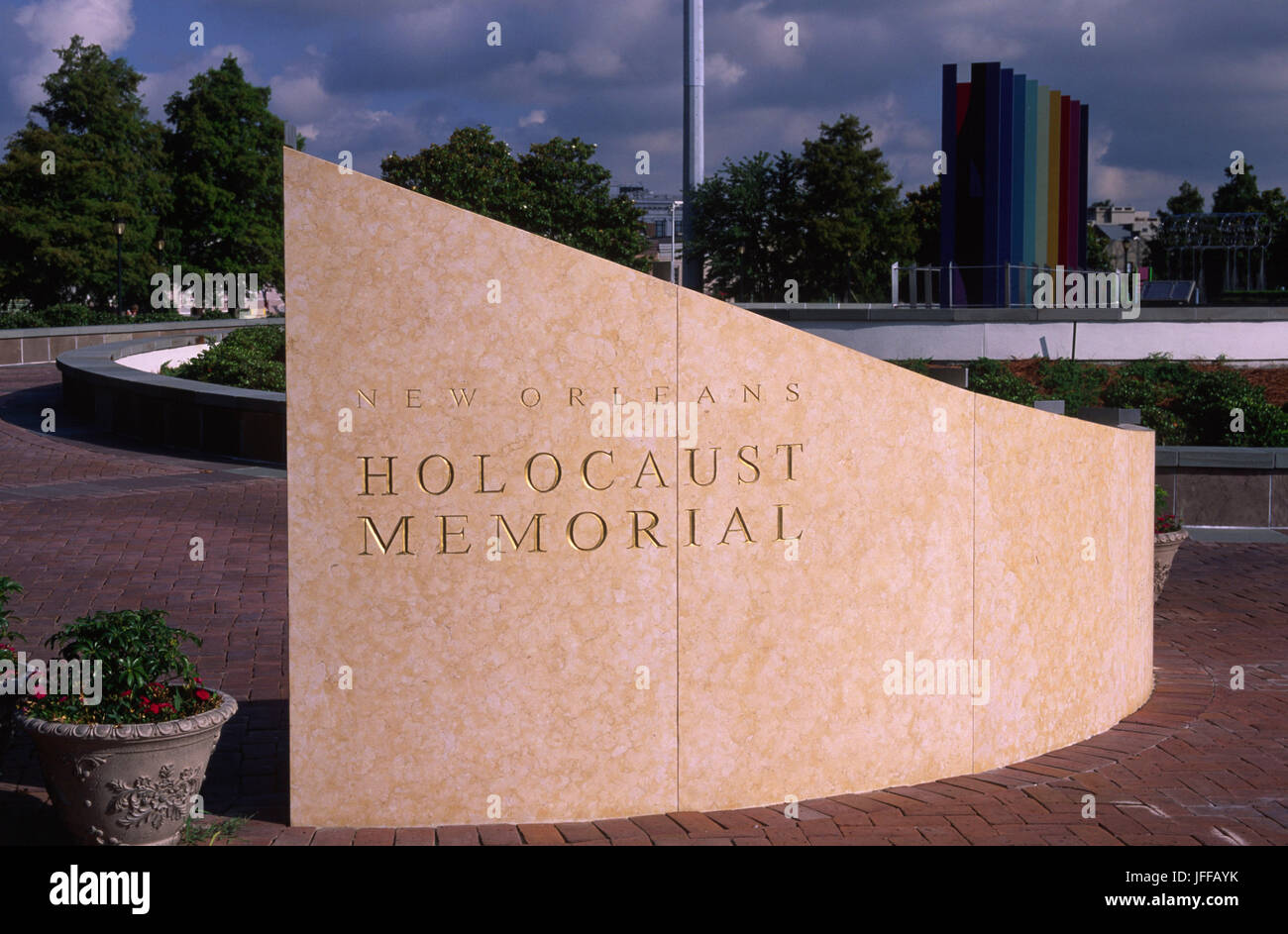 Holocaust Memorial, Woldenberg Riverfront Park, New Orleans, Louisiana ...