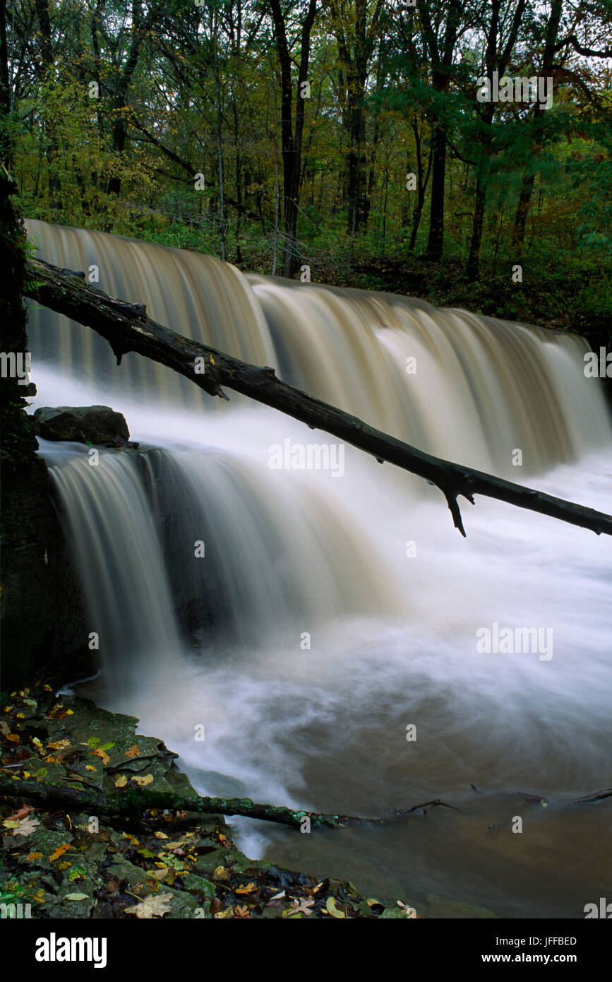 Hidden Falls, Nerstrand Big Woods State Park, Minnesota Stock Photo - Alamy