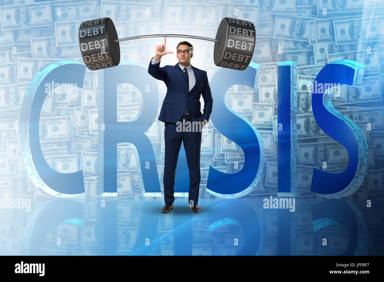 Man under burden loan hi-res stock photography and images - Alamy