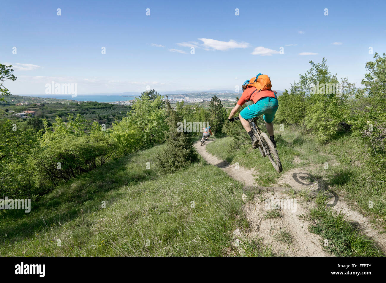Narrow cycle track hi-res stock photography and images - Alamy