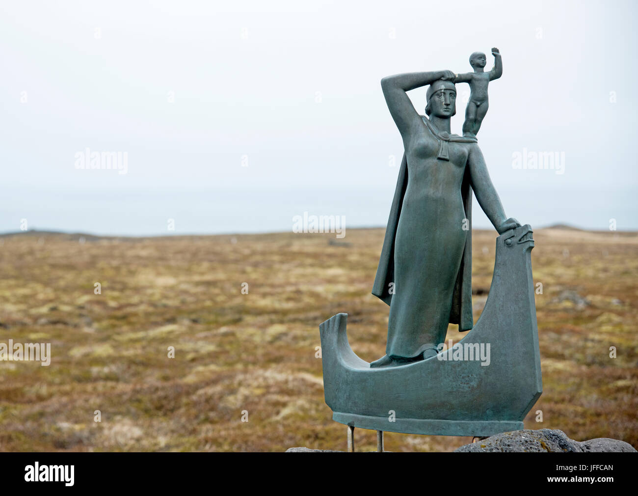 Gudrid statue hi-res stock photography and images - Alamy