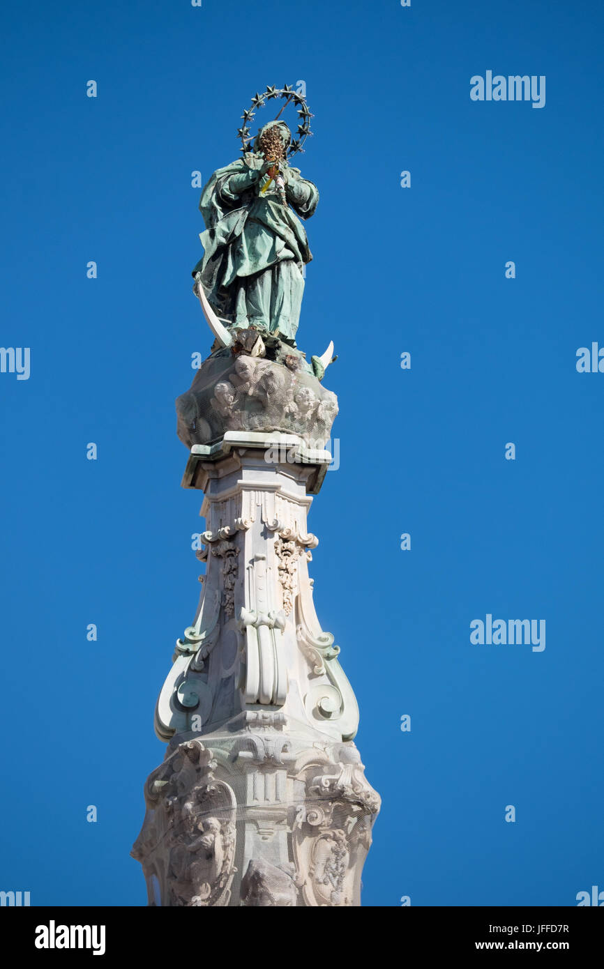 Obelisk in Naples, Italy Stock Photo - Alamy