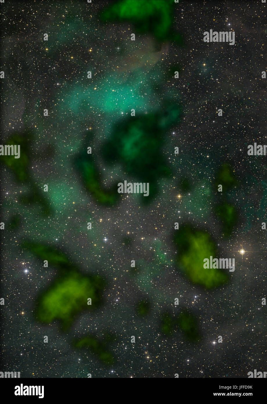 Being shone nebula Stock Photo - Alamy