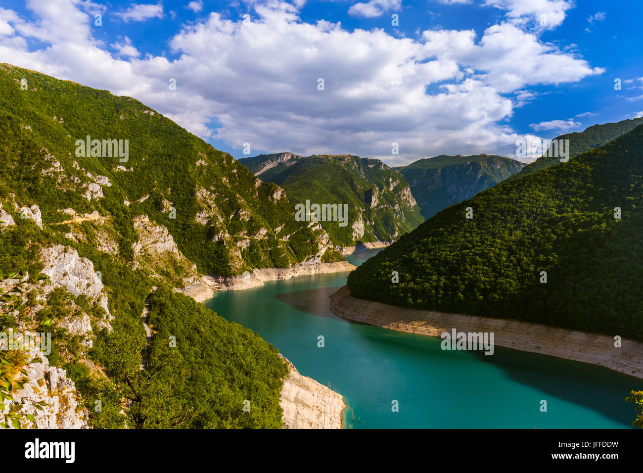 Piva Canyon - Montenegro Stock Photo - Alamy