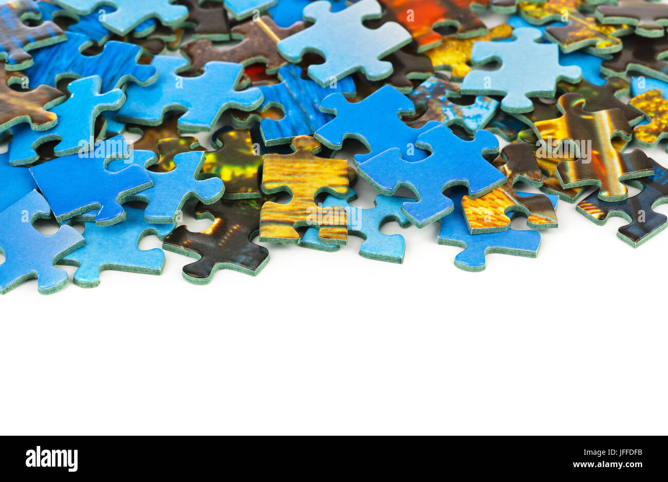 Pieces of puzzle Stock Photo - Alamy