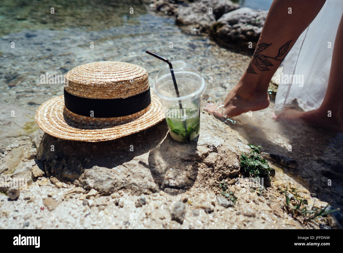 Summer refreshing cocktails with mint Stock Photo - Alamy