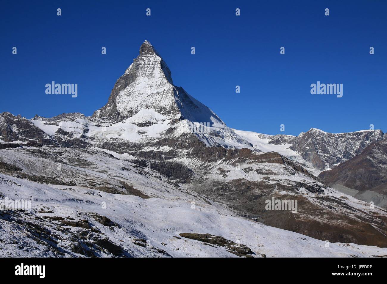 View from Riffelberg, Zermatt Stock Photo - Alamy