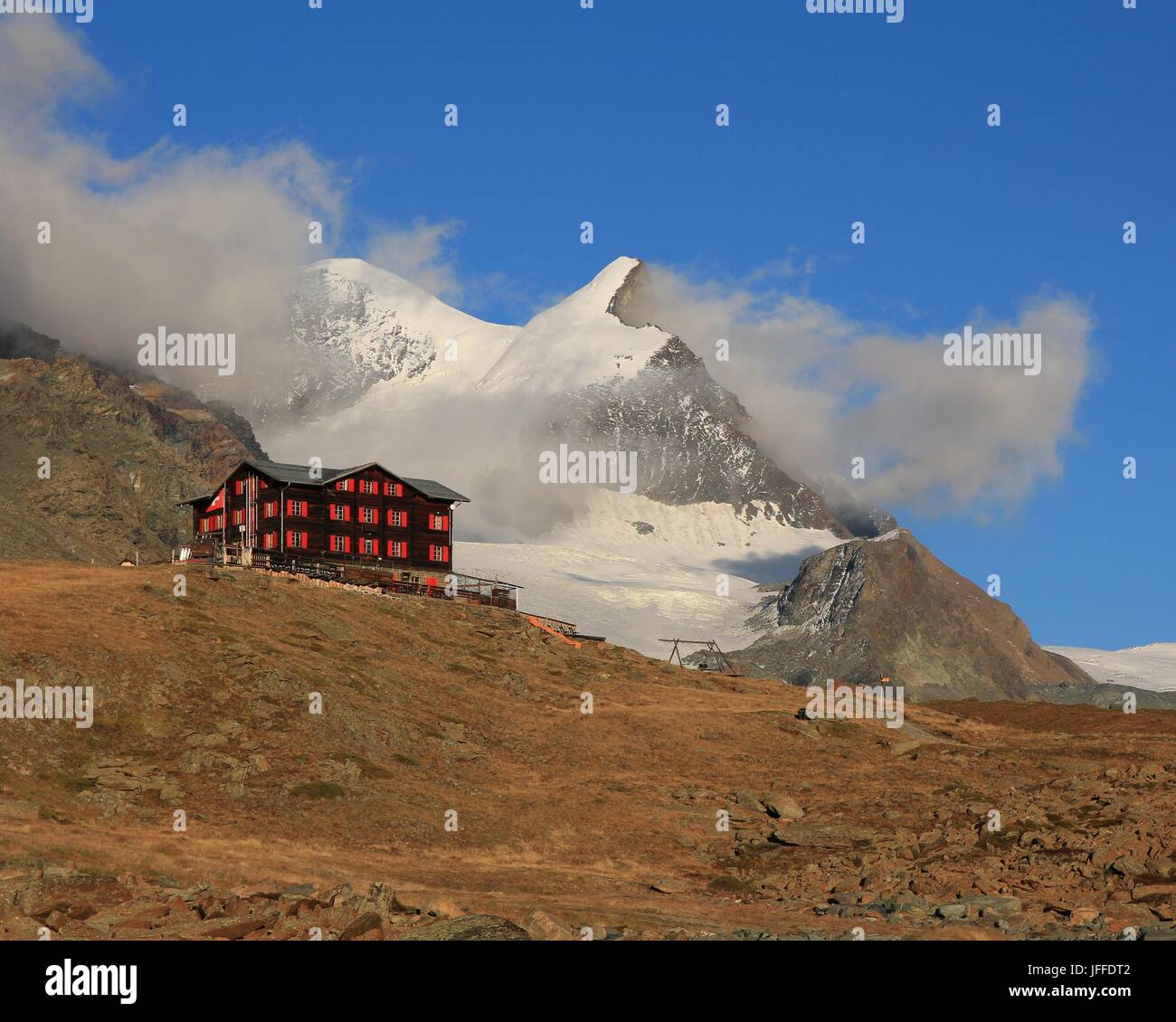 Golden autumn day in Zermatt Stock Photo - Alamy