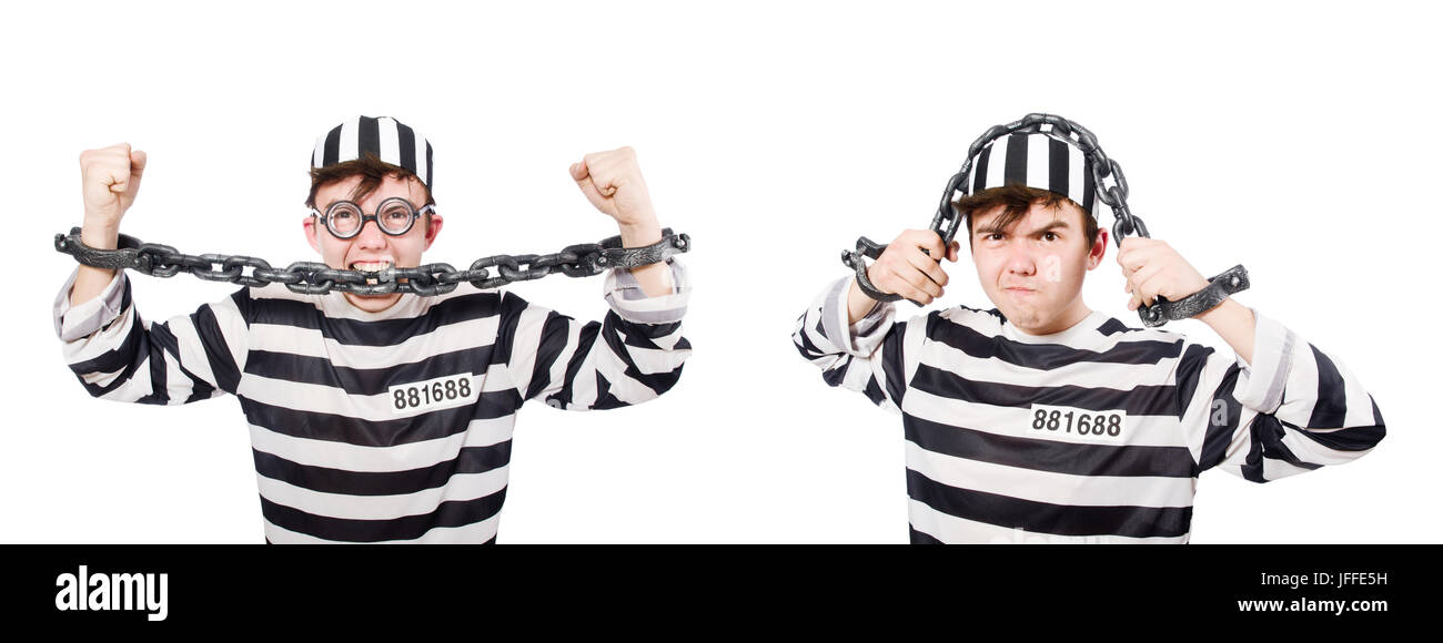 Inmate shackled Cut Out Stock Images & Pictures - Alamy