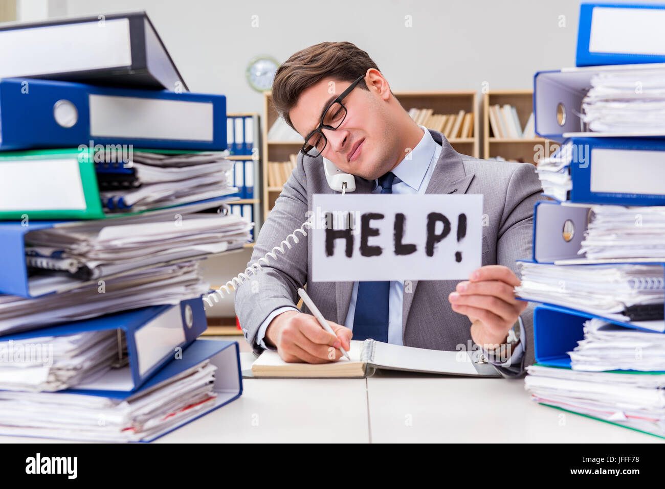 Panicking for help hi-res stock photography and images - Alamy