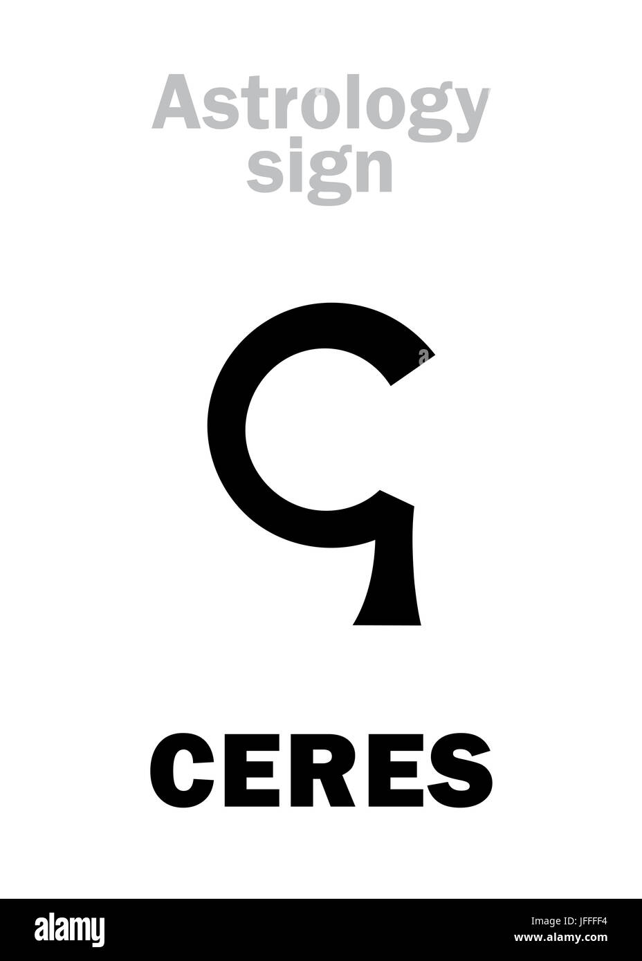 Ceres Asteroid Symbol