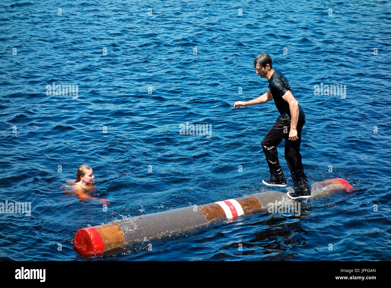 Log Rolling Competition High Resolution Stock Photography and Images ...
