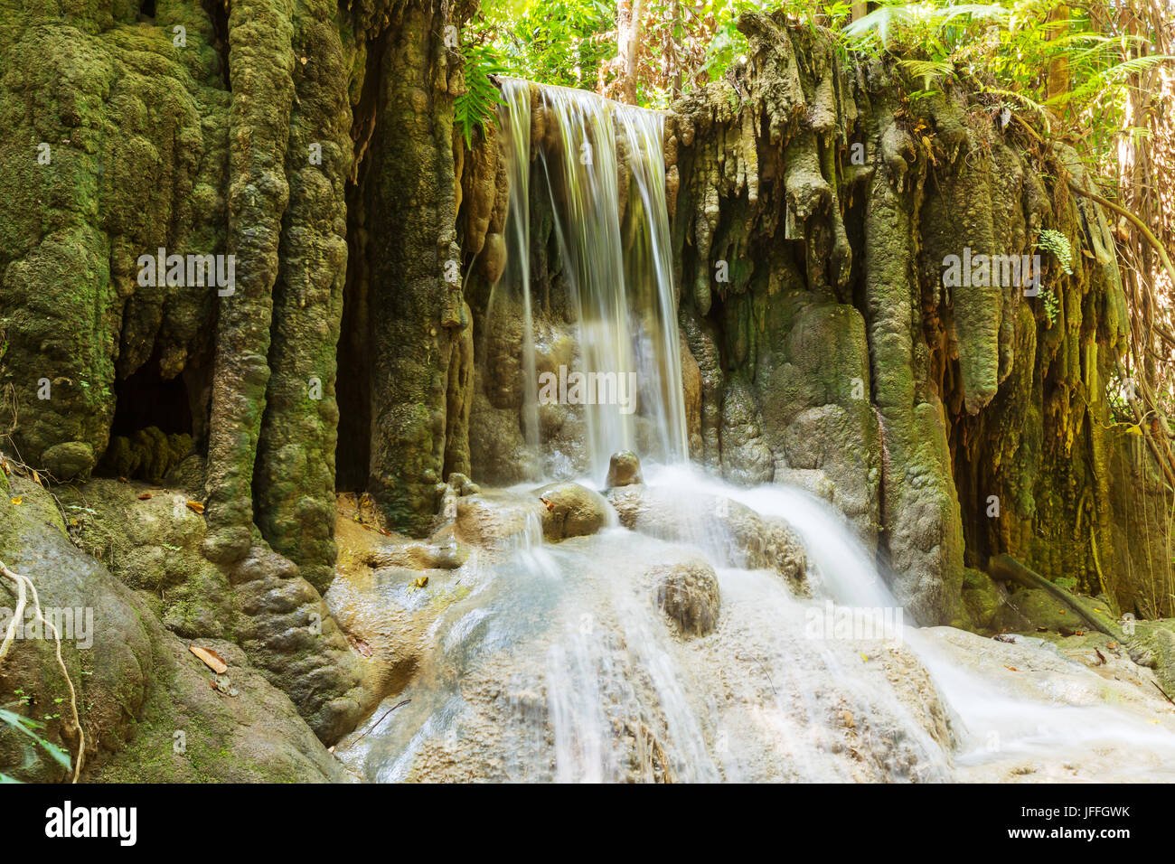 Waterfall in Thailand Stock Photo - Alamy
